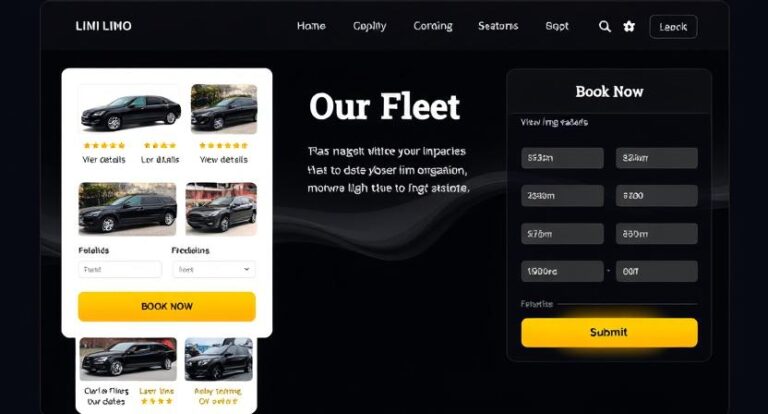 Limo Website Design Checklist for New Limo Businesses